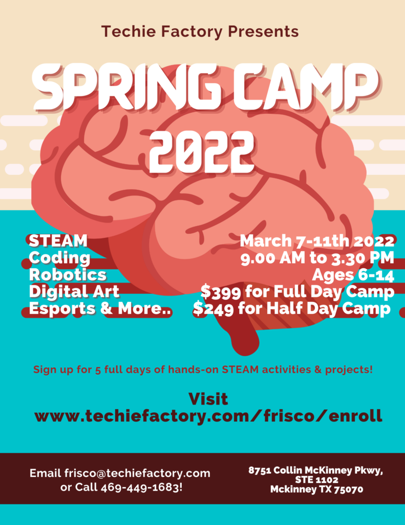 Spring Camp 2022 – Techie Factory